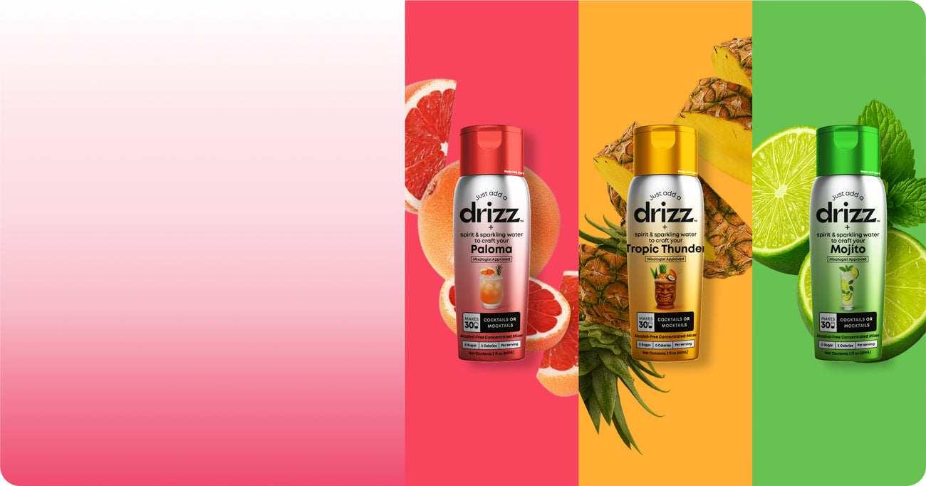 Drizz, Cocktail & Mocktail Drops, Zero Sugar