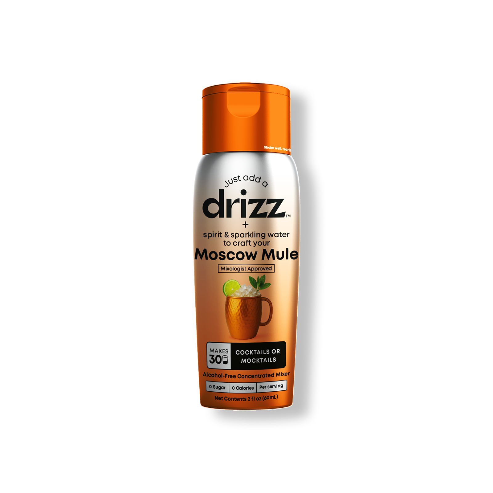 Drizz Moscow Mule Cocktail Drops – Ginger & Lime Mixer for Vodka ...