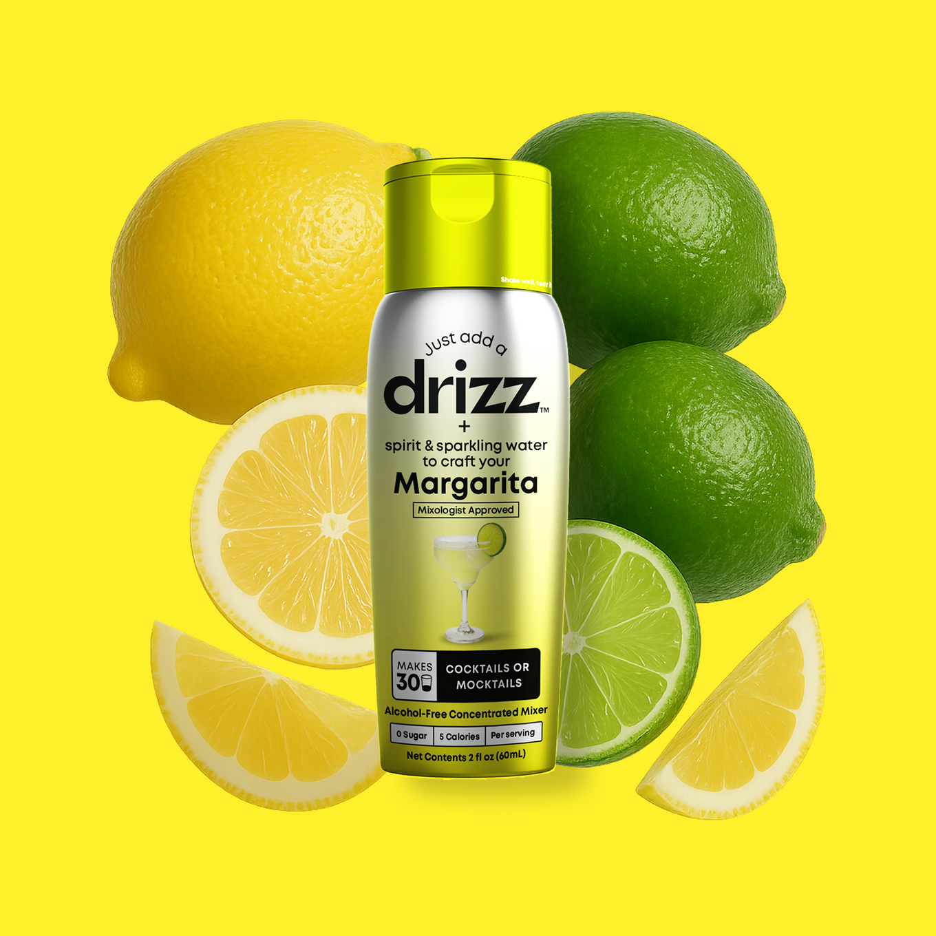 Drizz, Cocktail & Mocktail Drops, Zero Sugar